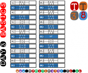 Boost your times tables speed and accuracy - Free Daily Help